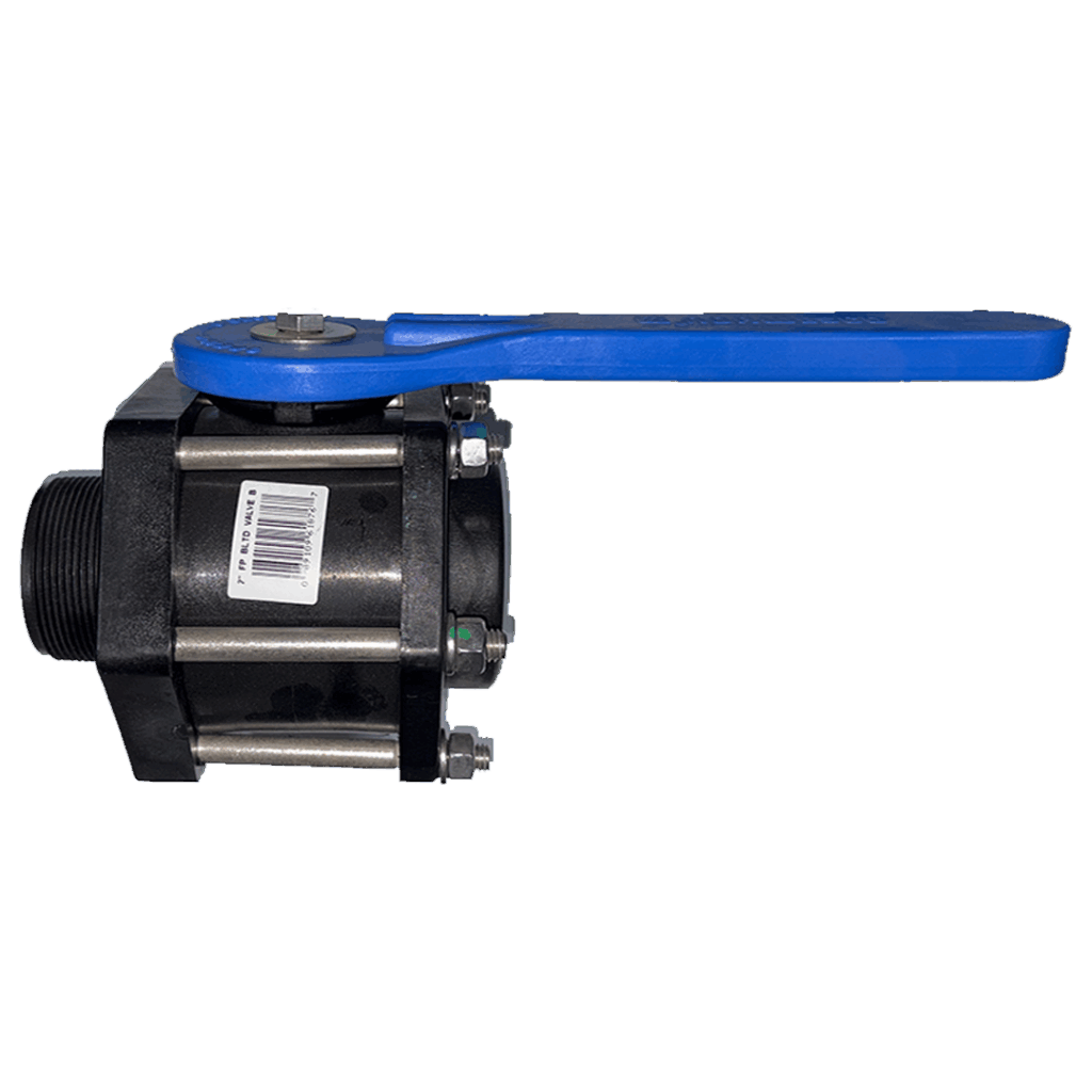 Norwesco Full Port 6-Bolt Threaded Ball Valve (MPT x FPT) | Heavy-Duty ...